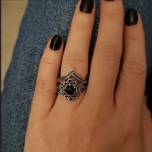 Jewelry | Gothic Cosmos Moon Engagement Ring Set | Poshmark